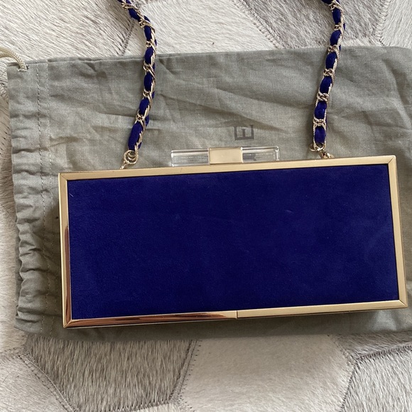 Uterque | Bags | Blue Green Clutch Very Good Condition | Poshmark